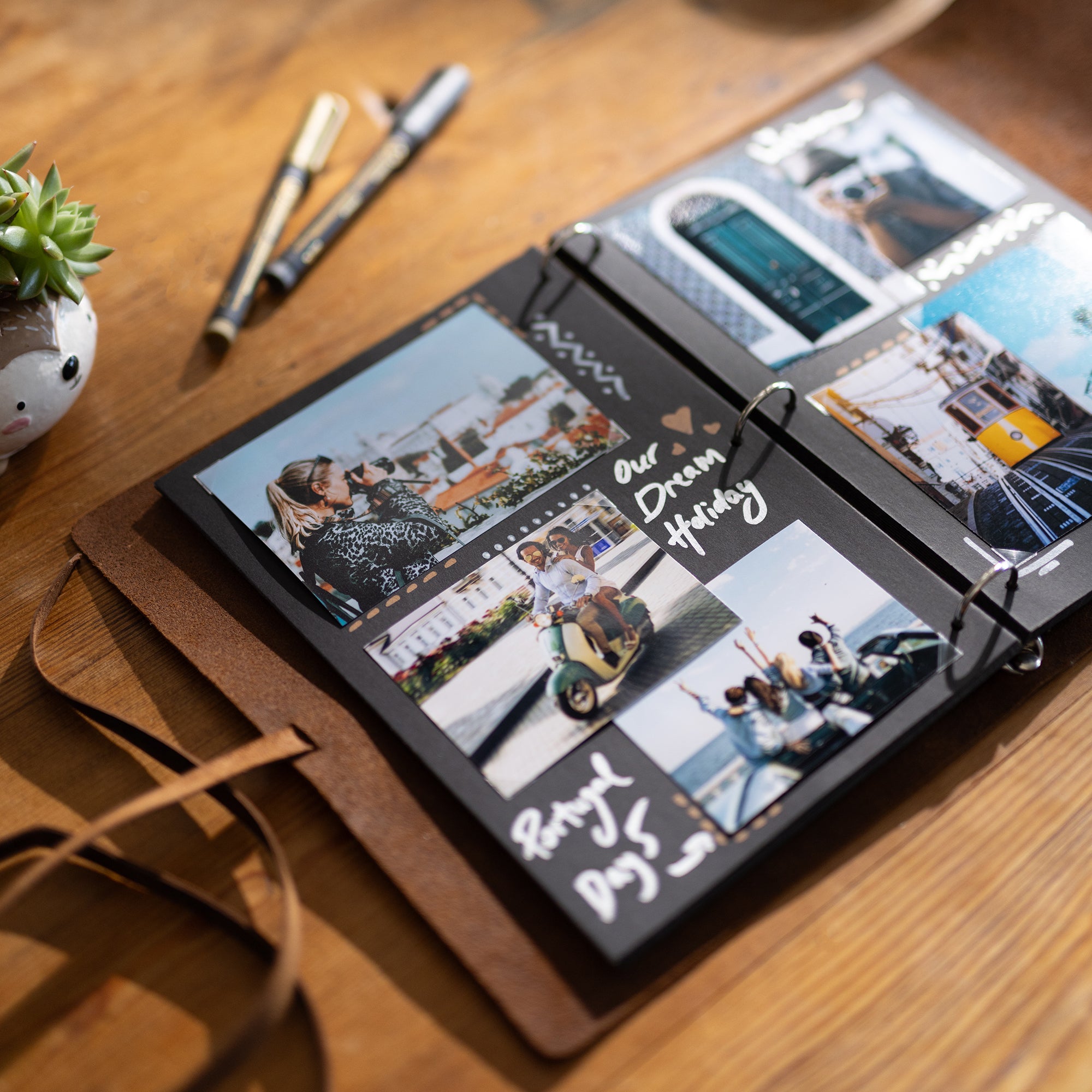 Leather Photo Album - Premium Quality Leather Album by Moonster Leather ...