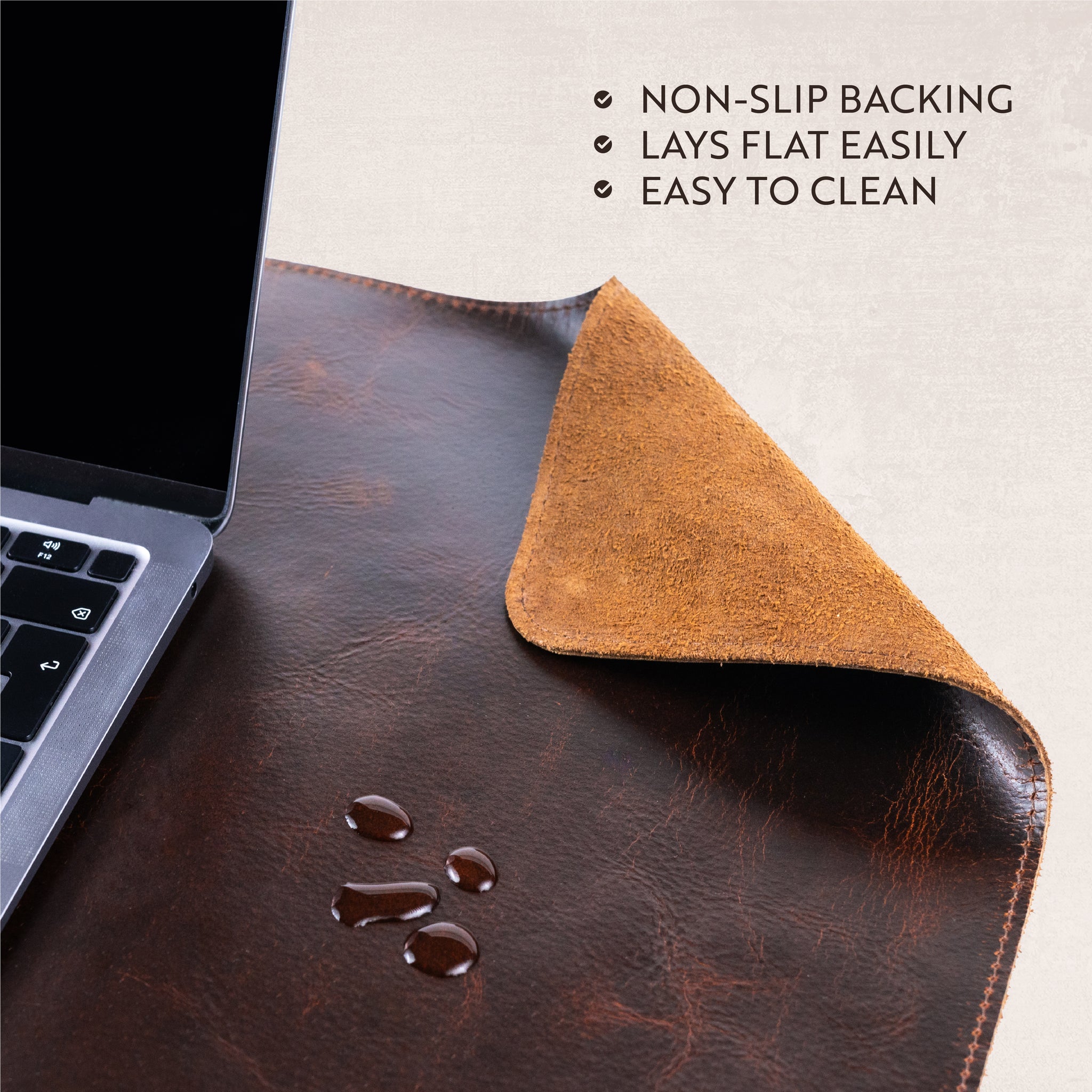 Leather Desk Pad - Premium Quality by Moonster Leather Products