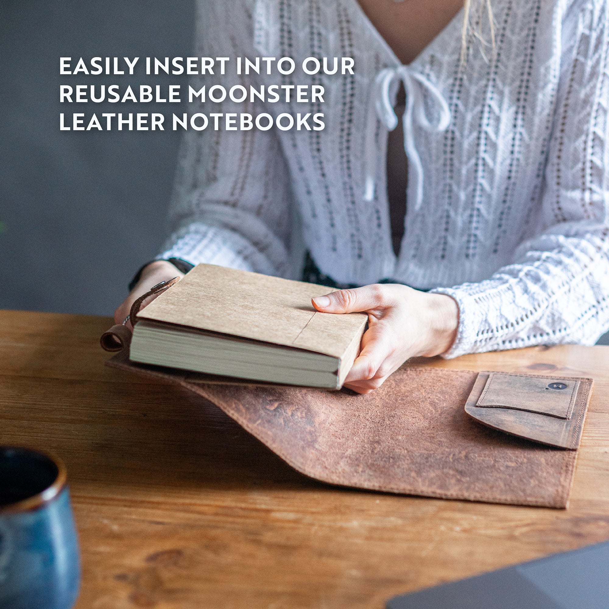 Lined Paper Journal Refills by Moonster - Genuine Leather Journals ...